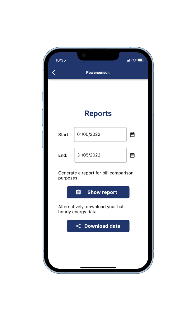 How Do I Generate A Report To Compare With My Electri Bill 